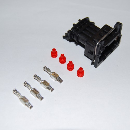 4-pin Junior mini timer plug with pins and seals