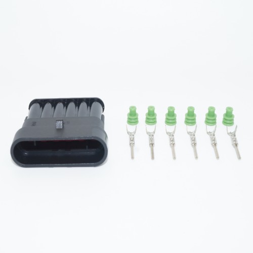 Superseal 6-pin socket connector