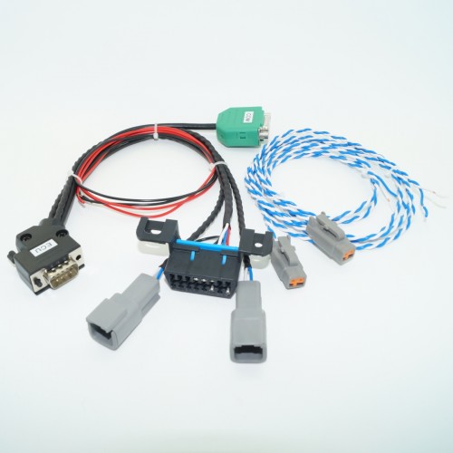 Emerald ECU to OBD, Serial port and 2 CAN breakout loom/adapter.